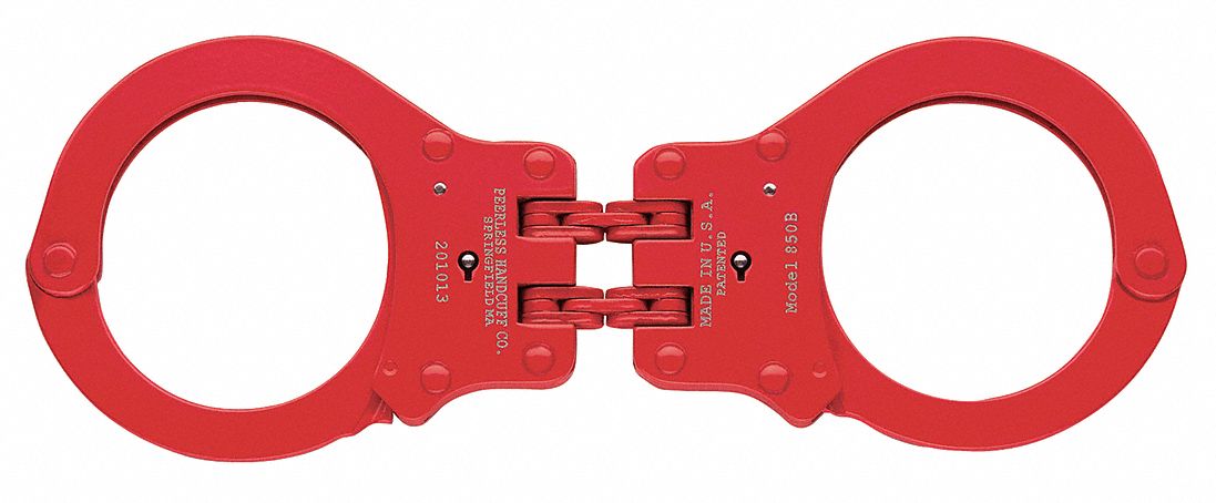 PEERLESS, Hinged, Steel, Handcuffs - 21CH39|850B - Grainger