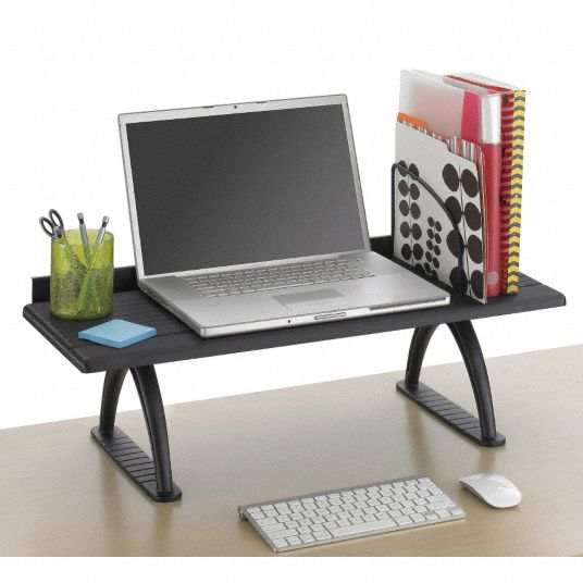 Desk Riser,Black,30 In - Grainger