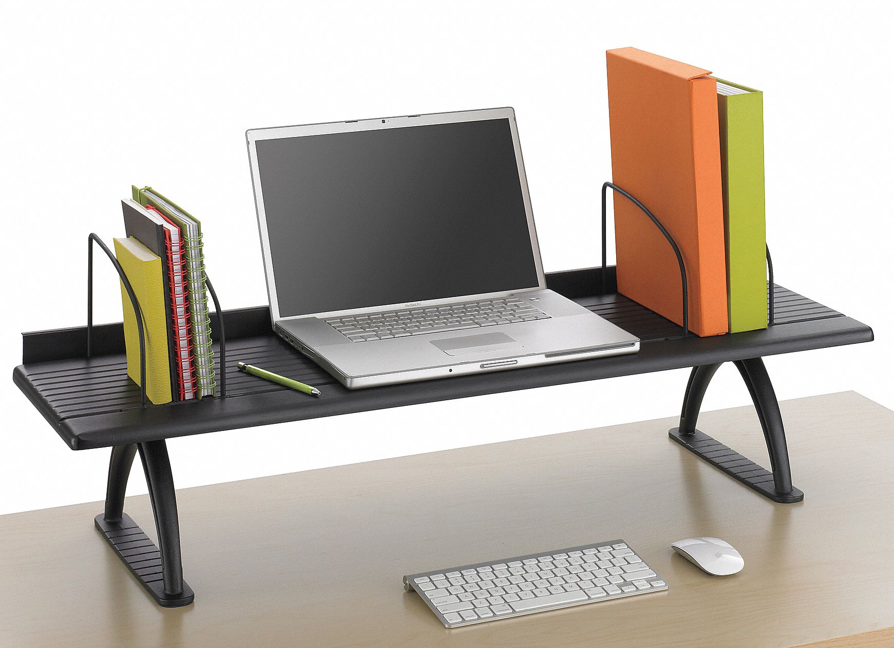 Desk Riser,Black,42 In - Grainger