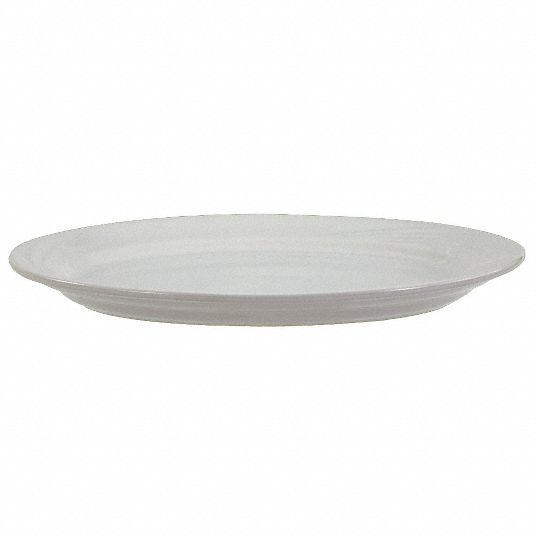 CRESTWARE, Swirl, Vitrified Stoneware, Platter - 21D339|FR52 - Grainger