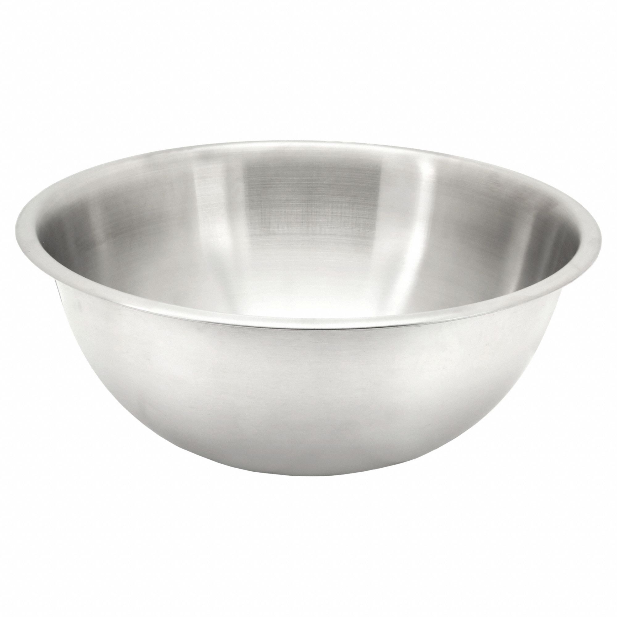 CRESTWARE, 8 qt Capacity, Stainless Steel, Mixing Bowl - 21D717|MBP08 ...