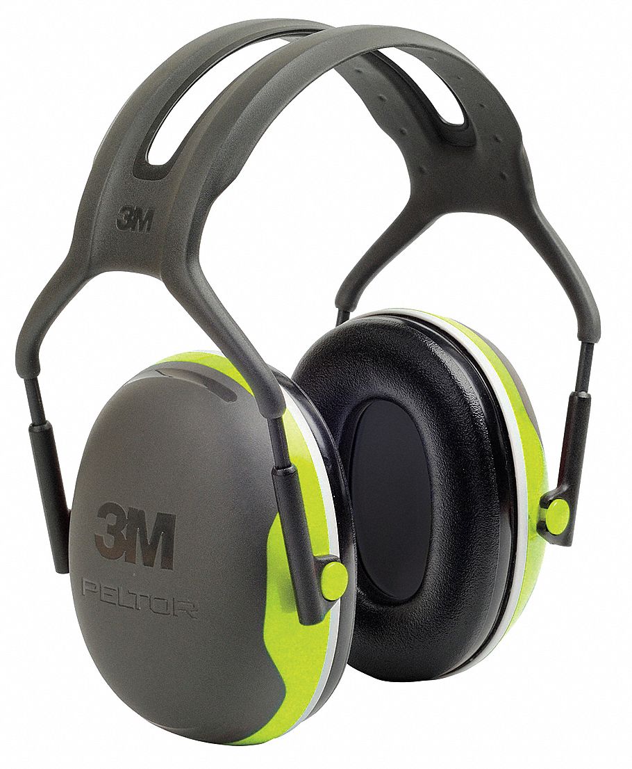 3M PELTOR Over-the-Head Ear Muffs, 27 dB Noise Reduction Rating NRR ...