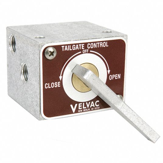 VELVAC, Four-Way / Three-Position, NPT, Manual Air Control Valve ...