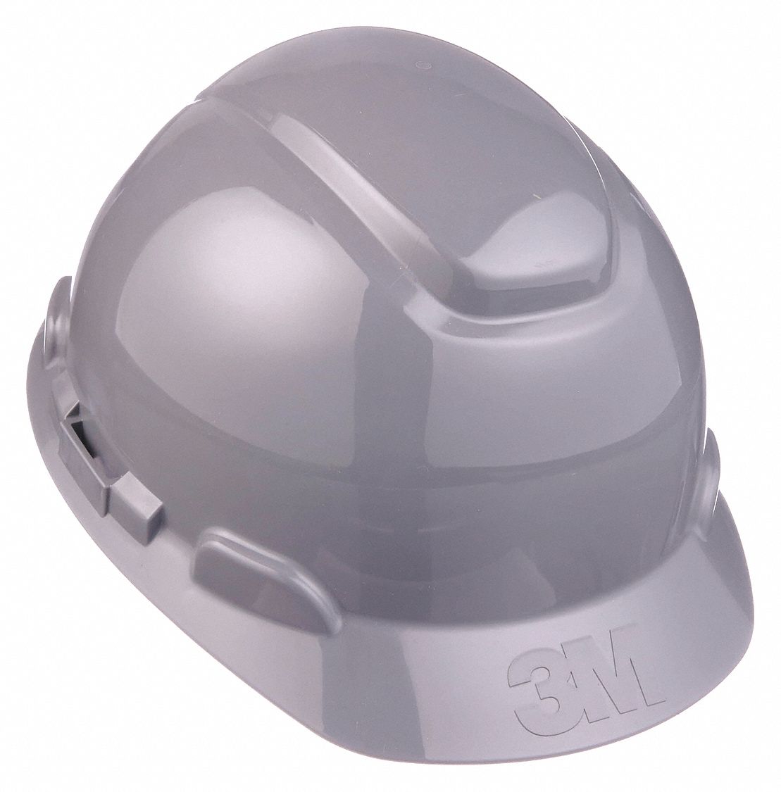 3M, Gray, No Graphics, Hard Hat - 21E378|H-708R - Grainger