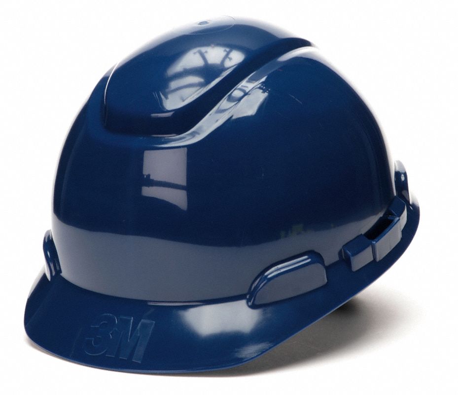 3M Casco de Seguridad H-700 Polietileno Clase E , G Azul Oscuro ...