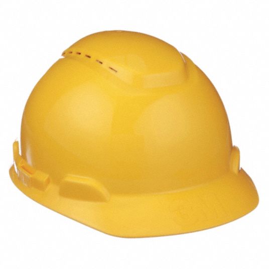 3M, Yellow, No Graphics, Hard Hat - 21E391|H-702V-UV - Grainger