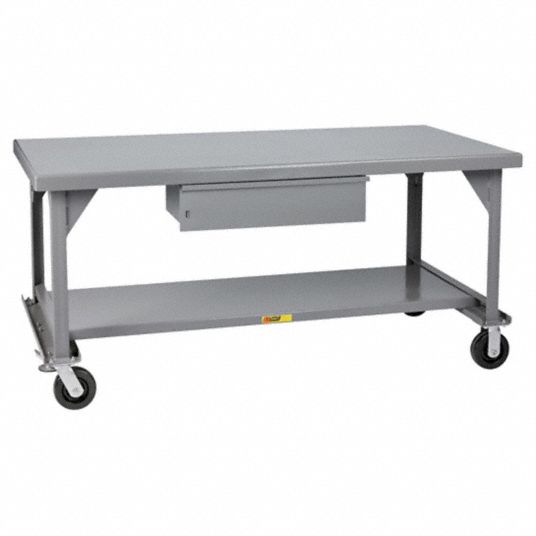 LITTLE GIANT, Fixed Ht, Steel, Workbench - 21E724|WW3660-HD-6PHFL ...