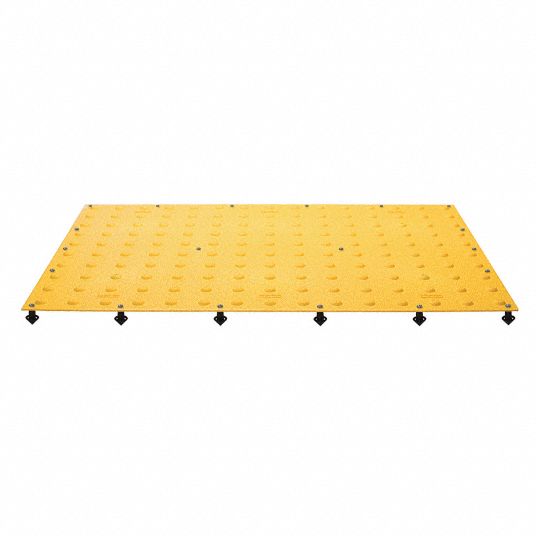 TUFTILE, Concrete, Wet Set, ADA Warning Pad - 21EH50|TT2448-WS-YEL-1 ...