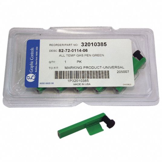 GRAPHIC CONTROLS, Pens, MP-Marking, Pen - 21EK66|82-72-0114-06 - GREEN ...