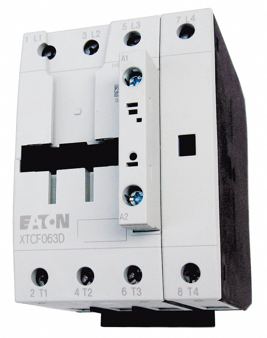 EATON, Non-Reversing, 4 Poles, IEC Magnetic Contactor - 21EP12 ...