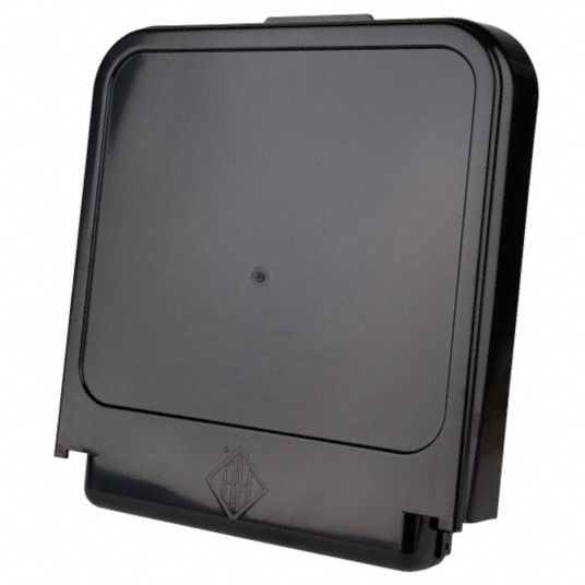 R&B WIRE PRODUCTS INC., Black, 18 1/2 in Overall Lg, Hamper Cart Lid ...