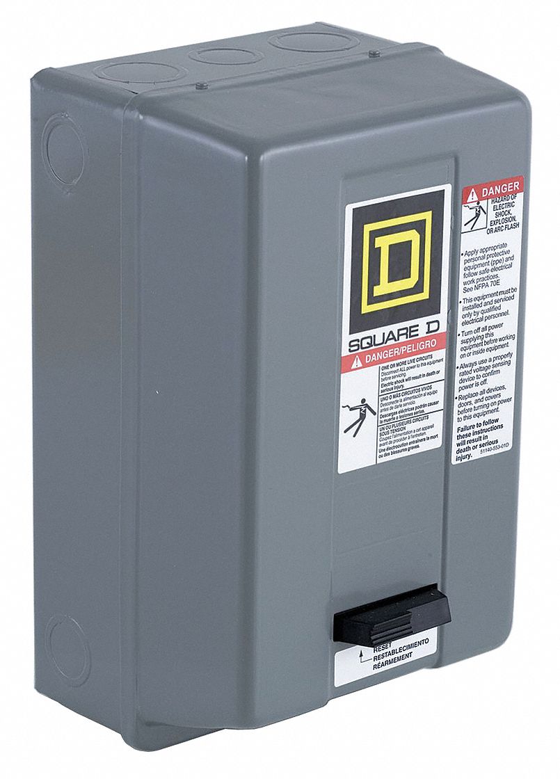 Magnetic Motor Starter for Electric Motor Control 20 HP 60 amp 3-phase ...