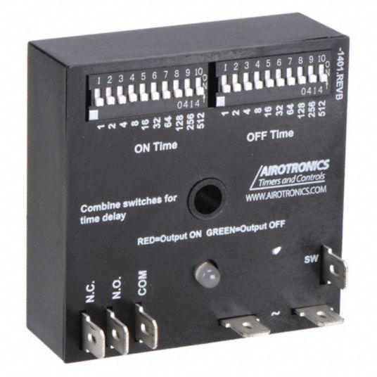 AIROTRONICS, Surface Relay Mounting, 120V AC, Single Function ...