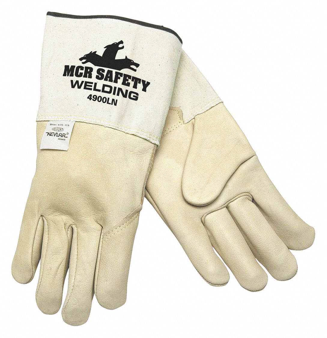 Wing Thumb, Gauntlet Cuff, Premium Grain Cowhide MIG/TIG Welder, Duck ...