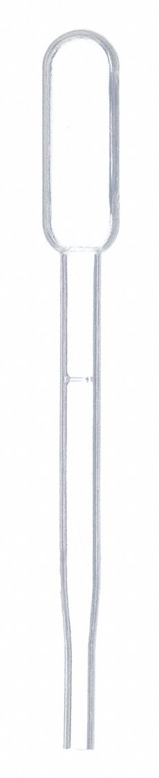 LAB SAFETY SUPPLY, 1 mL Capacity, Non-Sterile, Transfer Pipette ...