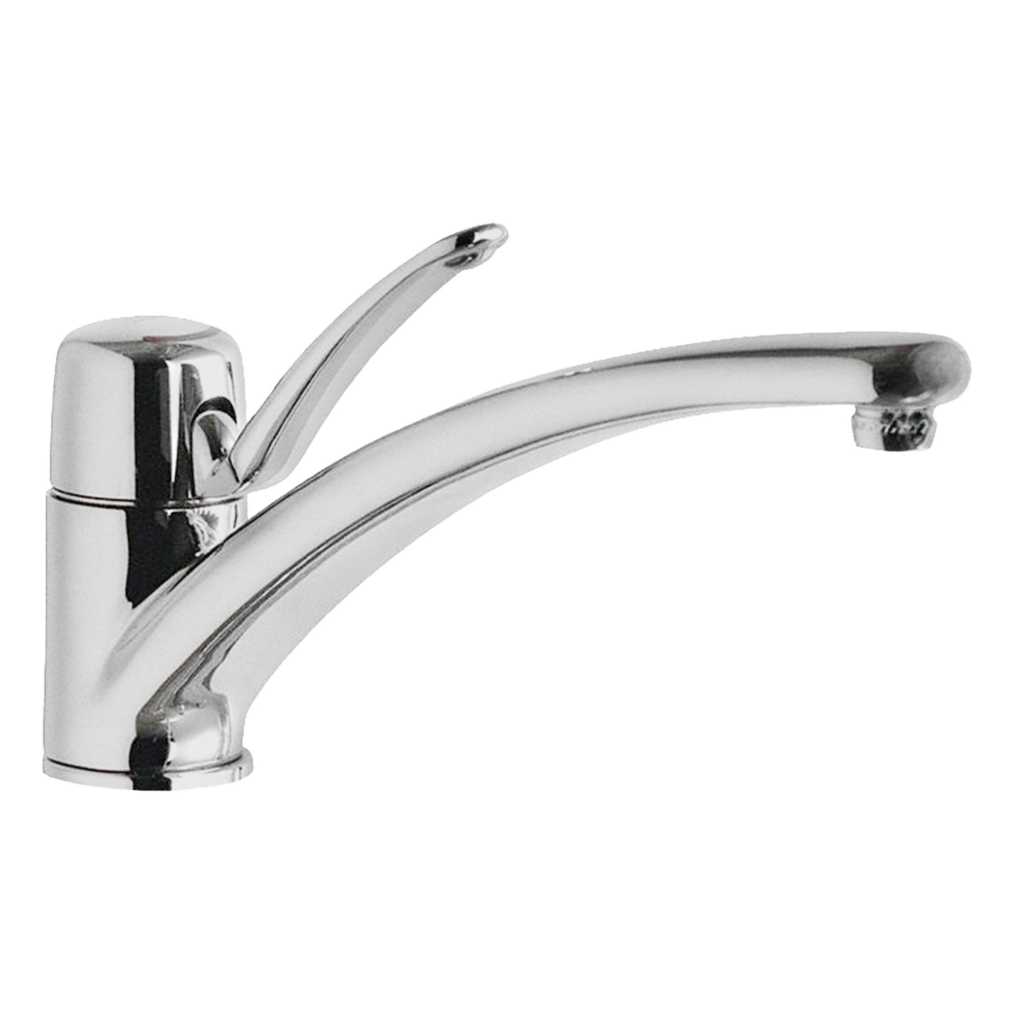 CHICAGO FAUCETS, 2.2 gpm Flow Rate, Single Lever Kitchen Faucet ...