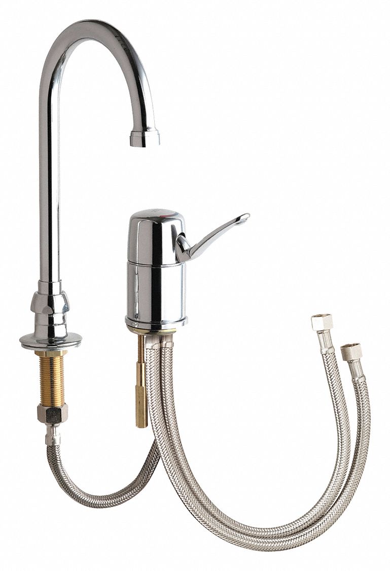 CHICAGO FAUCETS, 2.2 gpm Flow Rate, Bathroom Faucet - 21FJ64|2302 ...