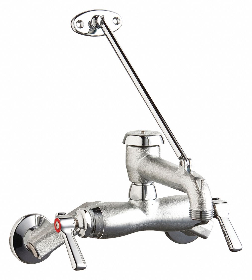 CHICAGO FAUCETS, 12 gpm Flow Rate, Service Sink Faucet - 21FR01|445 ...