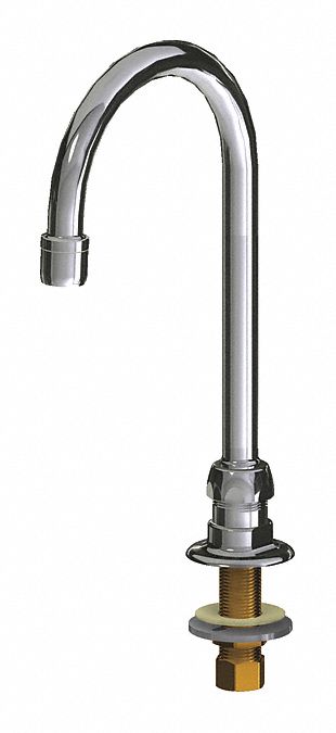 CHICAGO FAUCETS, Spout, Gooseneck, Spout - 21FW23|626-E29ABCP - Grainger