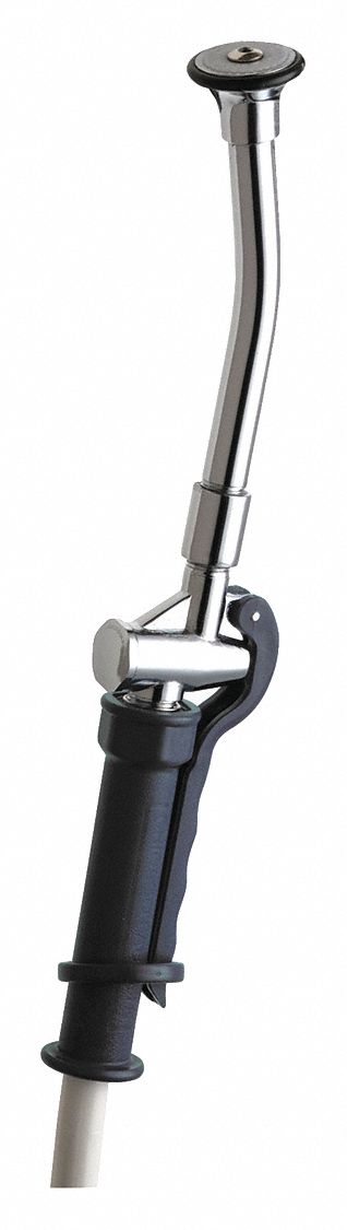 CHICAGO FAUCETS, Brass, Chrome, Bed Pan Cleaner - 21FZ32|778-S777-21KCP ...