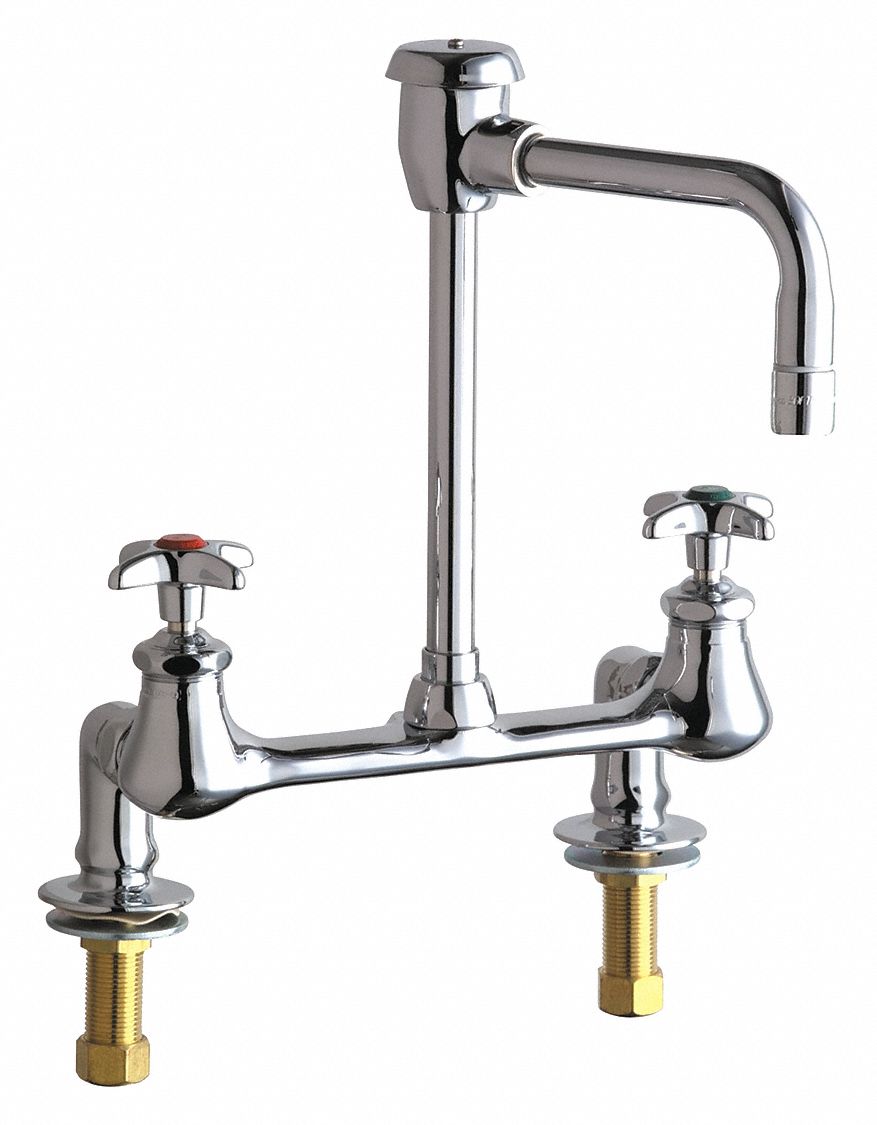 CHICAGO FAUCETS, 2.2 gpm Flow Rate, Laboratory Sink Faucet - 21GH33|947 ...