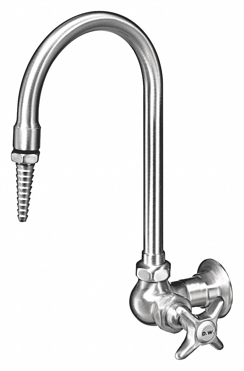 CHICAGO FAUCETS, 4 gpm Flow Rate, Tin Lined Pure Water Faucet - 21GH83 ...