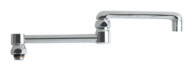 CHICAGO FAUCETS, Spout, Double-Joint, Spout - 21GK29|DJ13E35JKABCP ...