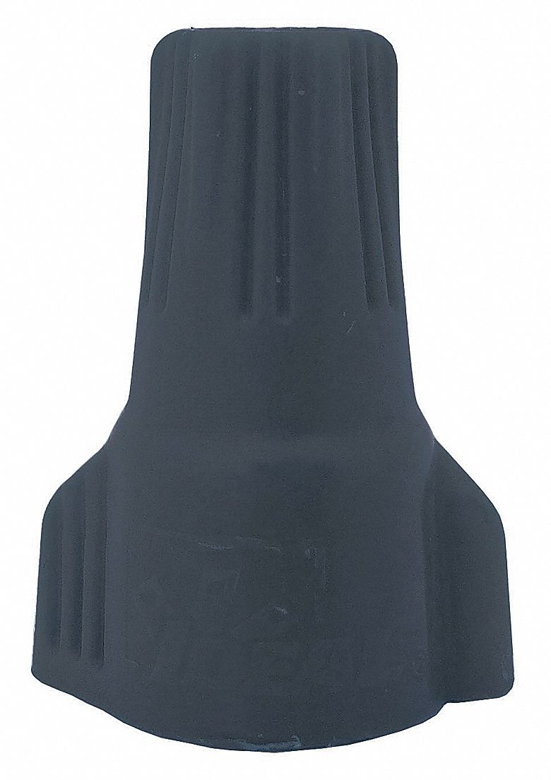 IDEAL, Gray/Orange, 25, Twist On Wire Connector - 21GR18|30-1161P ...