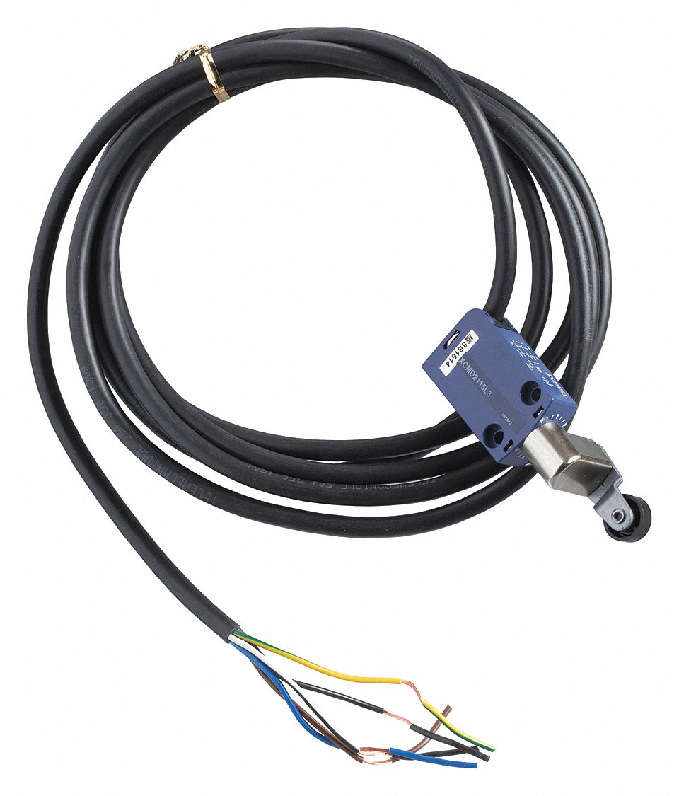 TELEMECANIQUE SENSORS, 90°, Adj Roller Lever Arm, Limit Switch - 21HK47 ...