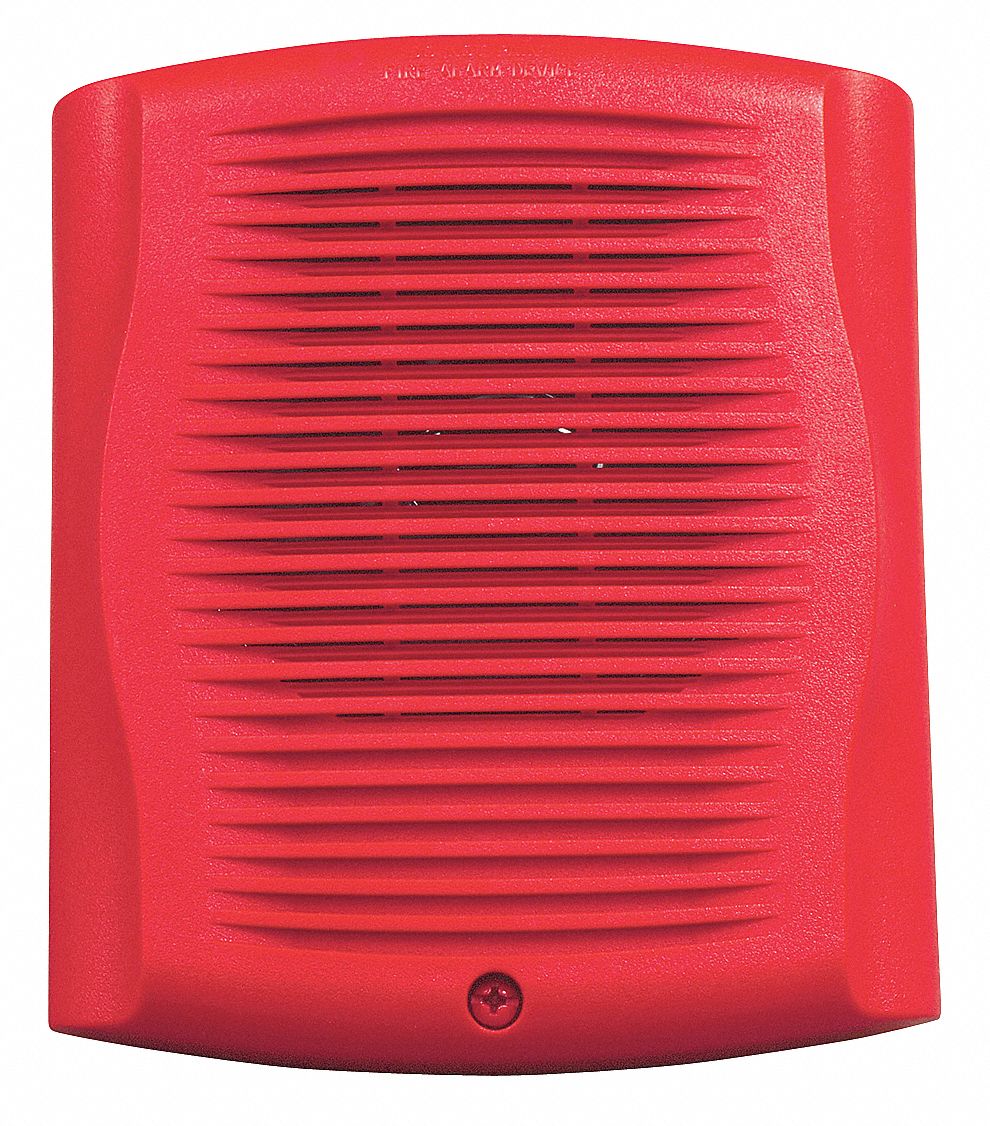 Wall Speaker,Red - Grainger