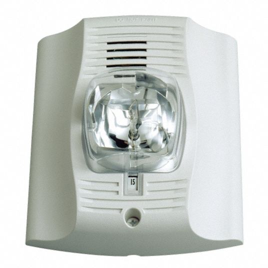 SYSTEM SENSOR Wall Chime Strobe, White - 21HN52|CHSW - Grainger
