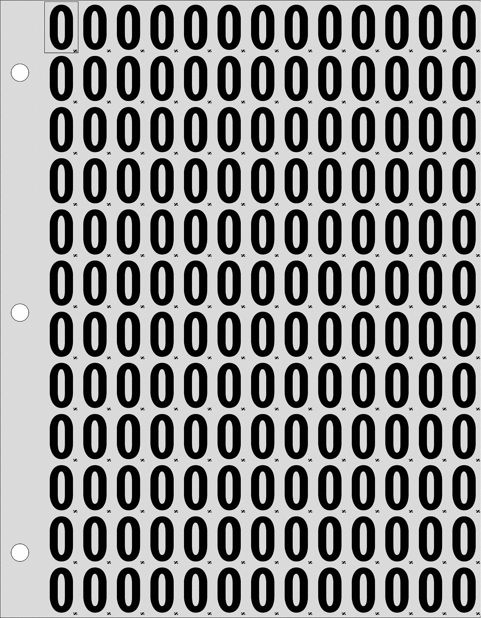 Letter Label, O, Black/Silver, 9/10 in Character Height, 1 EA - Grainger