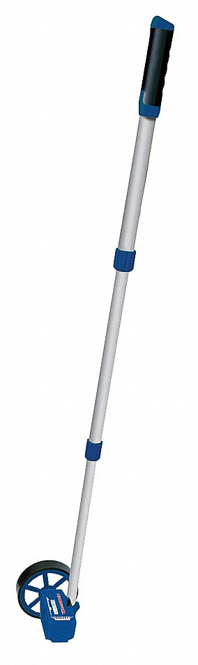 Mechanical Measuring Wheel, Indoor, Outdoor, 1 ft Cir. Single Wheel, 4 ...