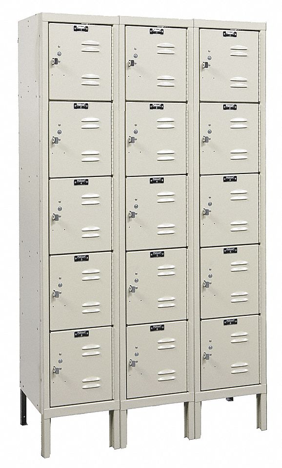 HALLOWELL PREMIUM LOCKER 5TIER 3WIDE KD - Box Lockers - HALU3256-5PT ...