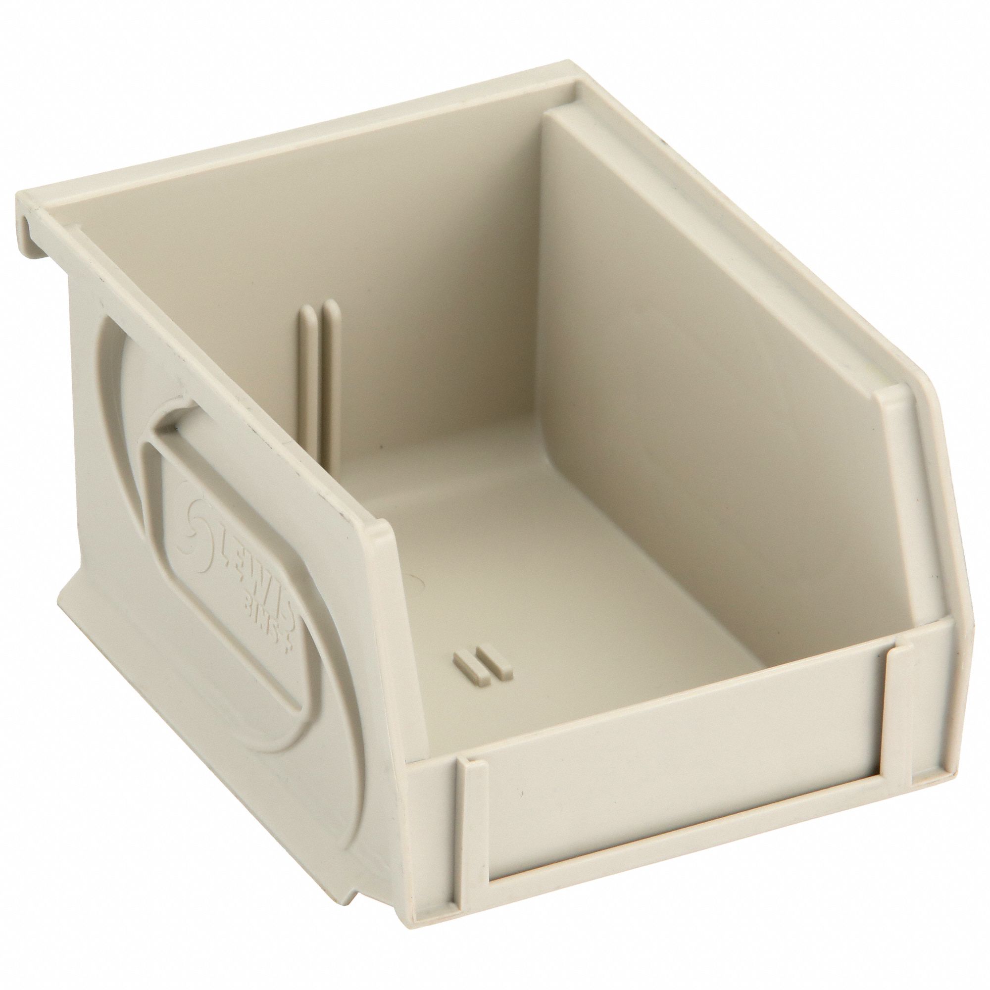 LEWISBINS, 4 1/8 in x 5 3/8 in x 3 in, Beige, Hang and Stack Bin ...