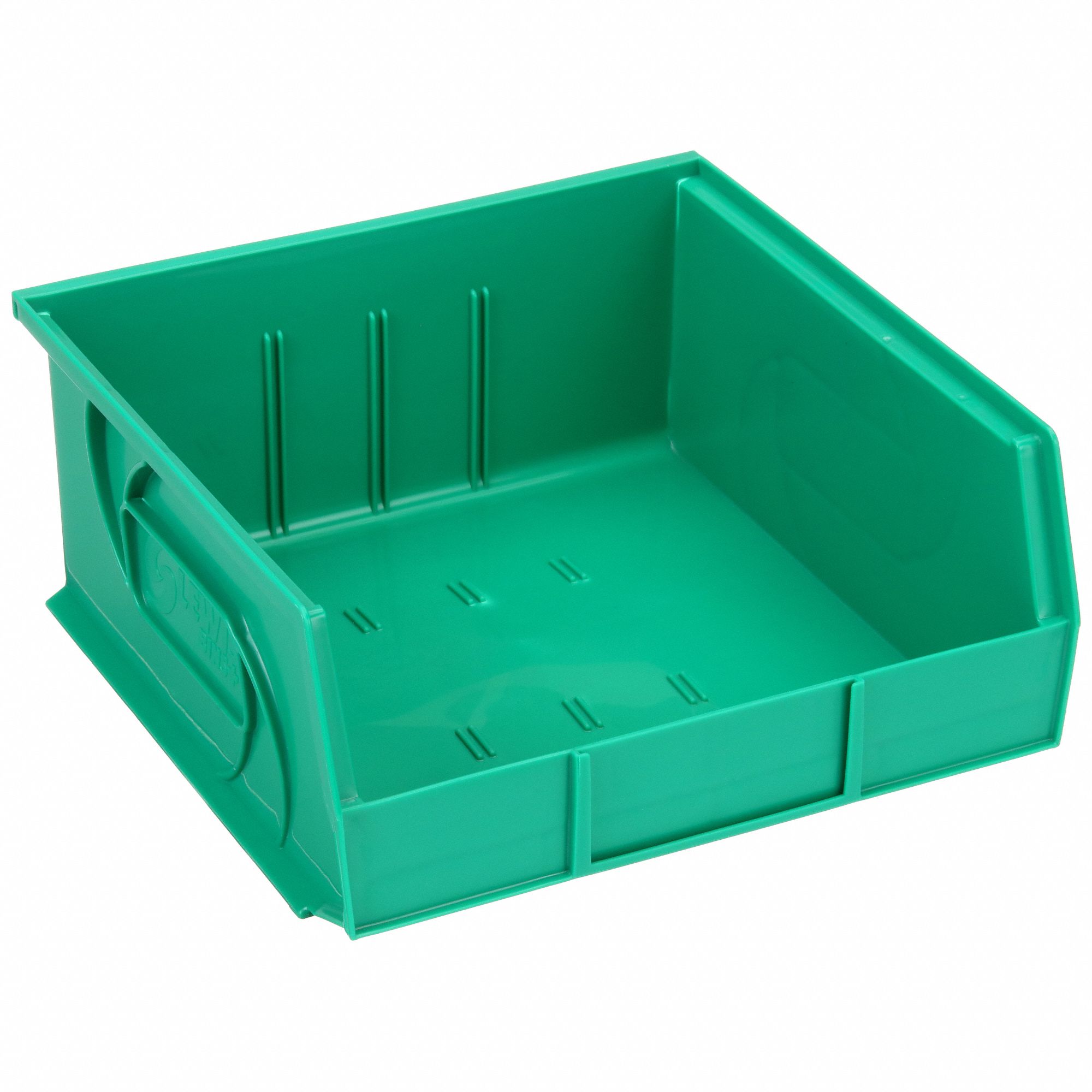 LEWISBINS, 11 in x 10 7/8 in x 5 in, Green, Hang and Stack Bin - 21P578 ...