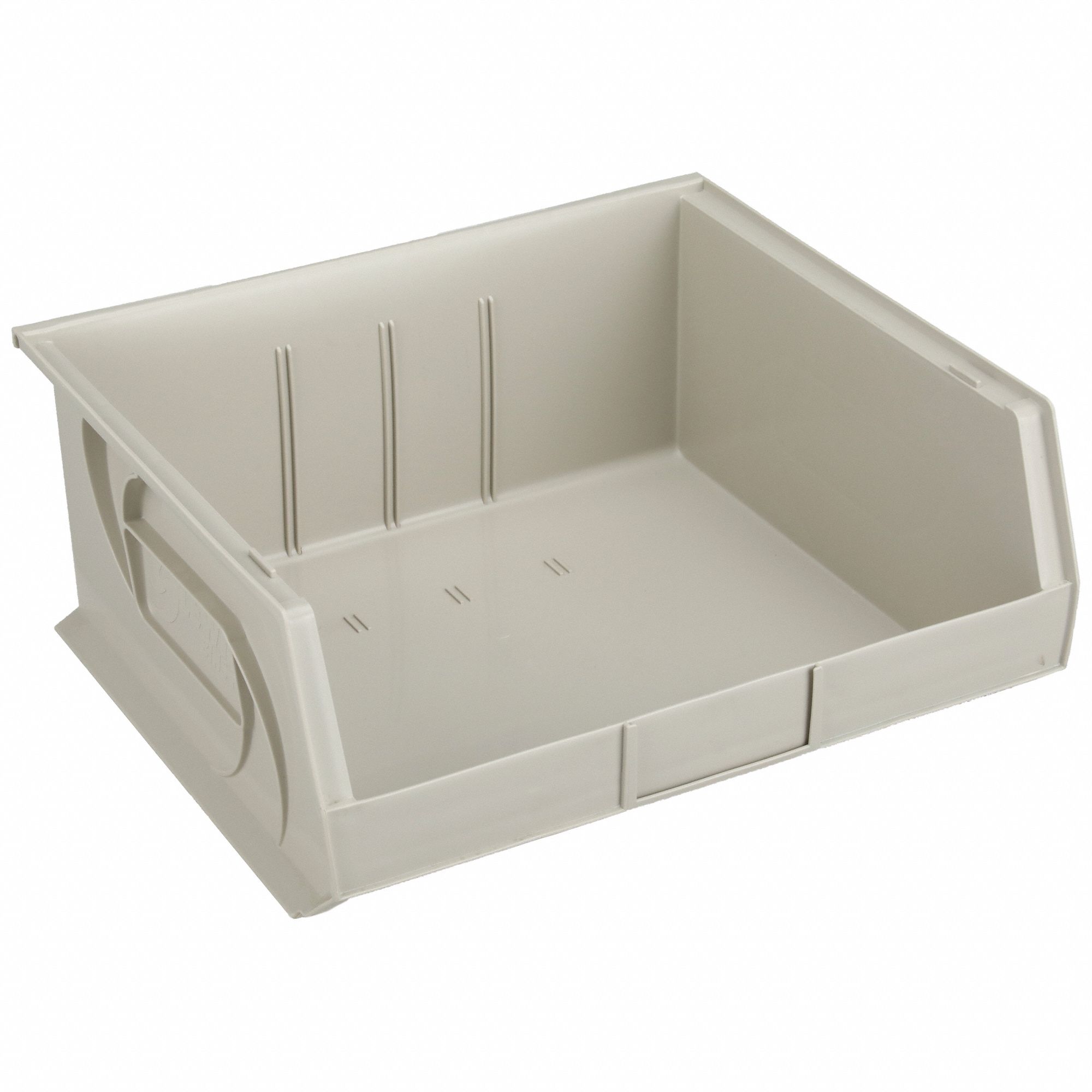 LEWISBINS, 16 1/2 in x 14 3/4 in x 7 in, Beige, Hang and Stack Bin ...