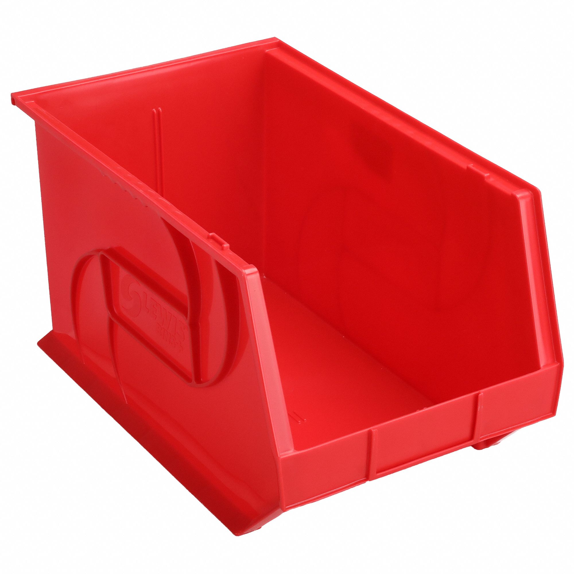 LEWISBINS, 11 in x 18 in x 10 in, Red, Hang and Stack Bin - 21P601 ...