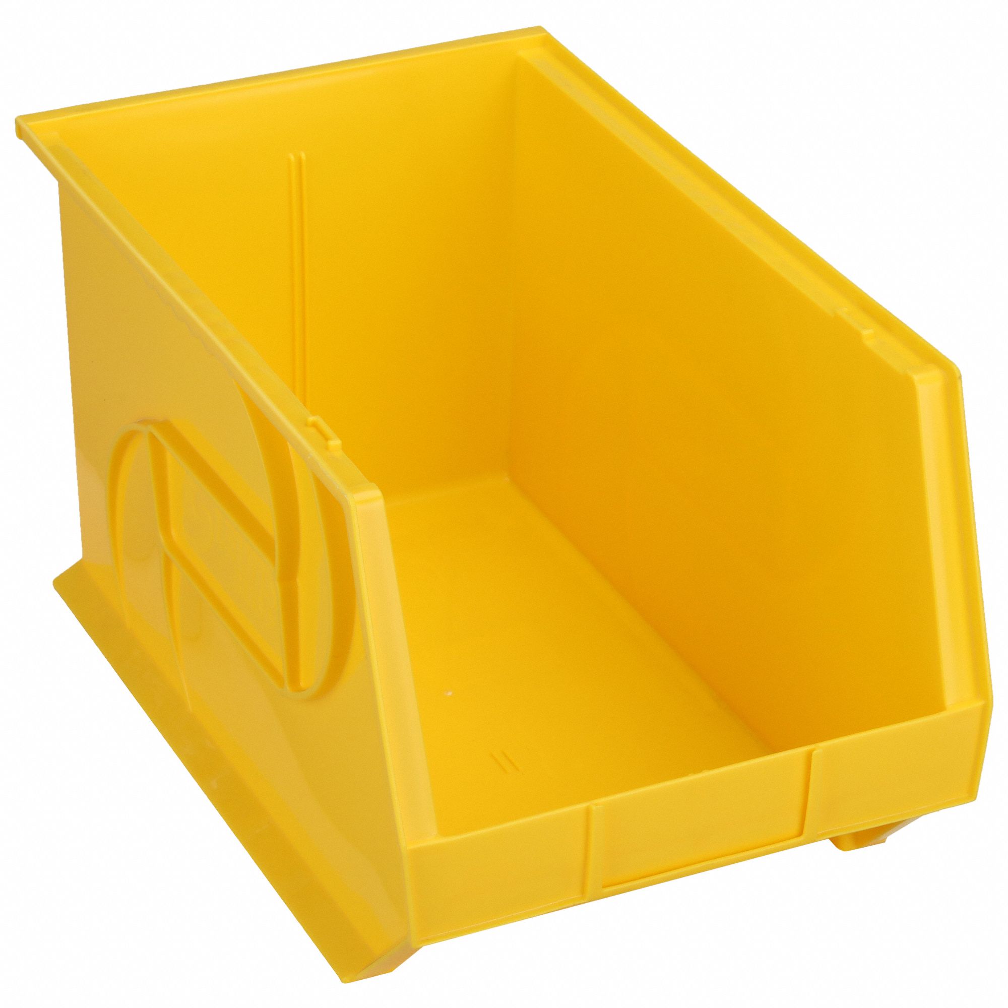 LEWISBINS, 11 in x 18 in x 10 in, Yellow, Hang and Stack Bin - 21P602 ...