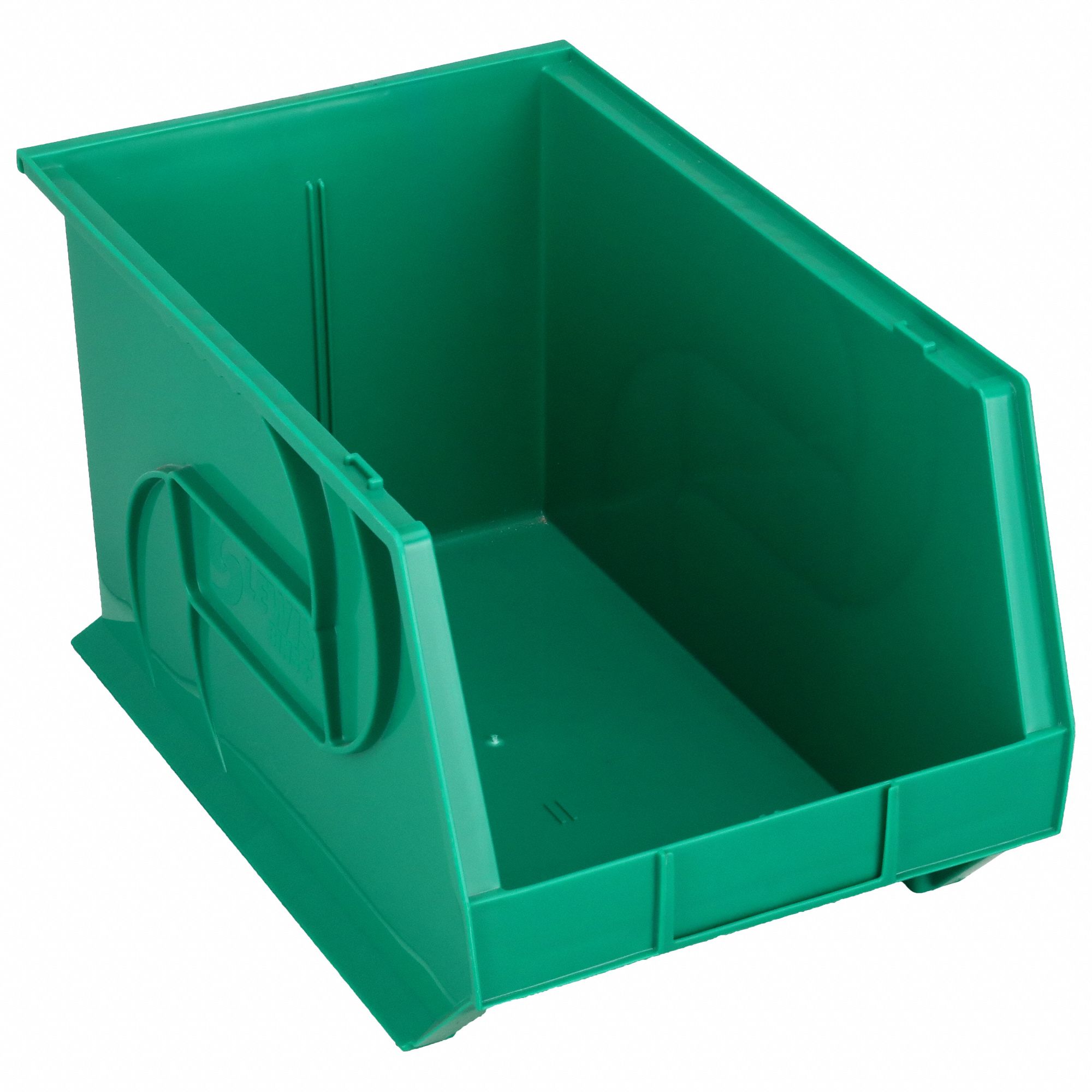 LEWISBINS, 11 in x 18 in x 10 in, Green, Hang and Stack Bin - 21P603 ...