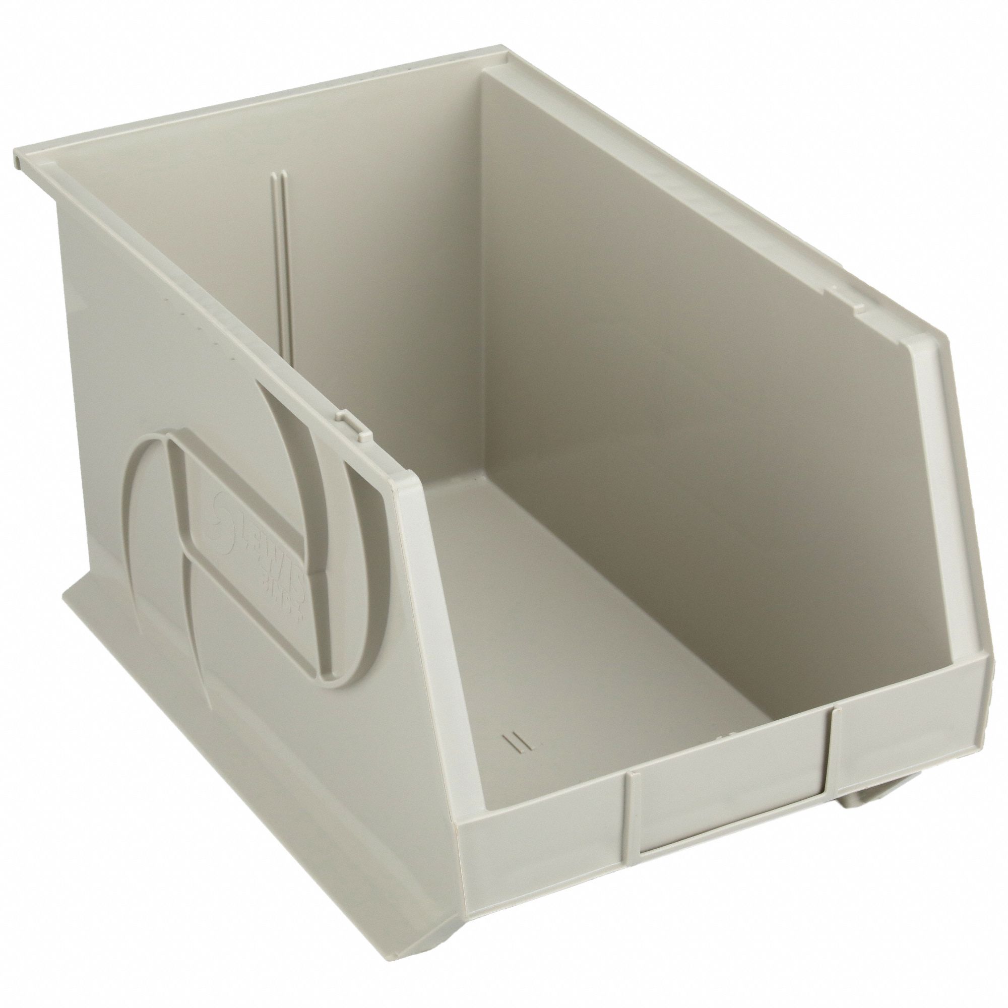 LEWISBINS, 11 in x 18 in x 10 in, Beige, Hang and Stack Bin - 21P604 ...