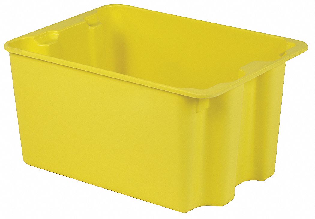 LEWISBINS Stack and Nest Container: 22.44 gal, 27 1/2 in x 19 7/8 in x ...