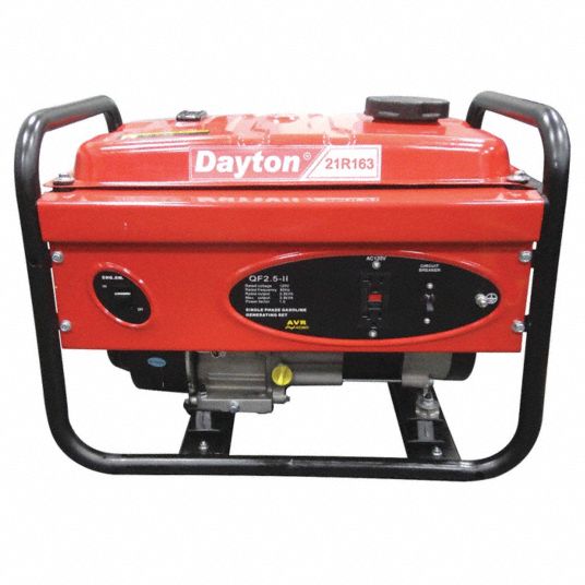 Portable Generator, Conventional, Generator Fuel Type Gasoline ...