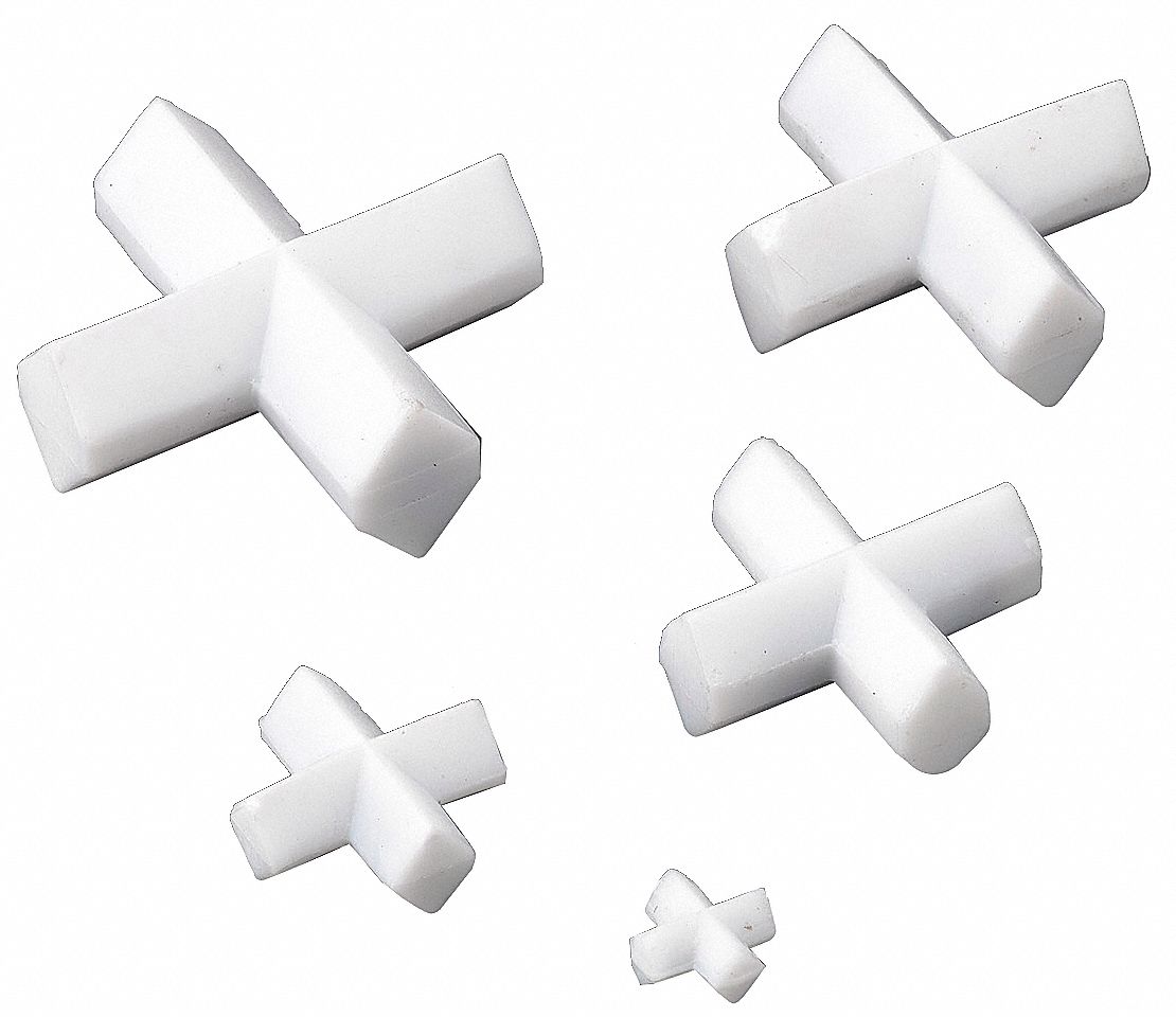 Magnetic Stir Bar, Cross Spin, Alnico V Magnet, White, 3/8 in x 3/8 in ...