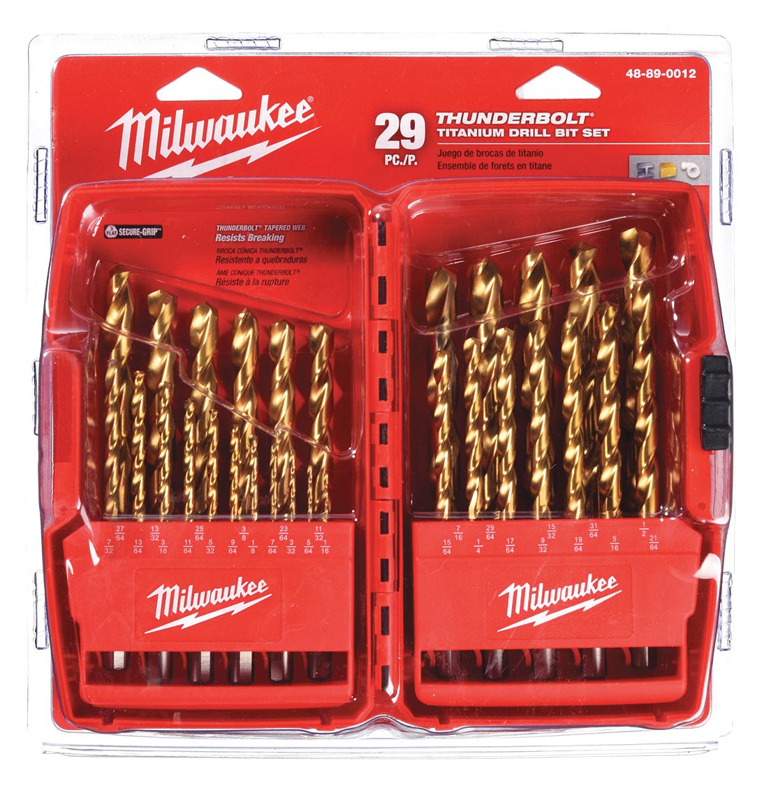 MILWAUKEE 1 2 In Smallest Drill Bit Size 1 16 In Largest Drill Bit
