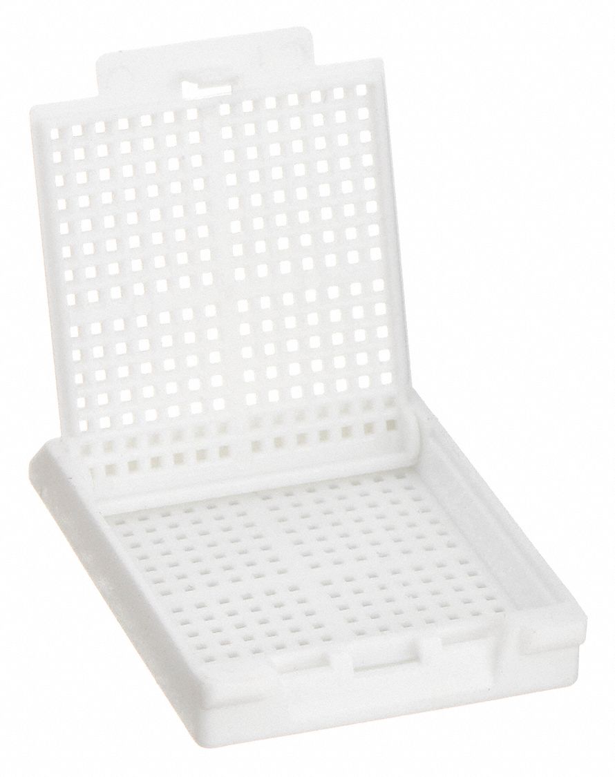 Polyoxymethylene, 1.58 in Overall Lg, Embedding Cassette - 21RK98 ...