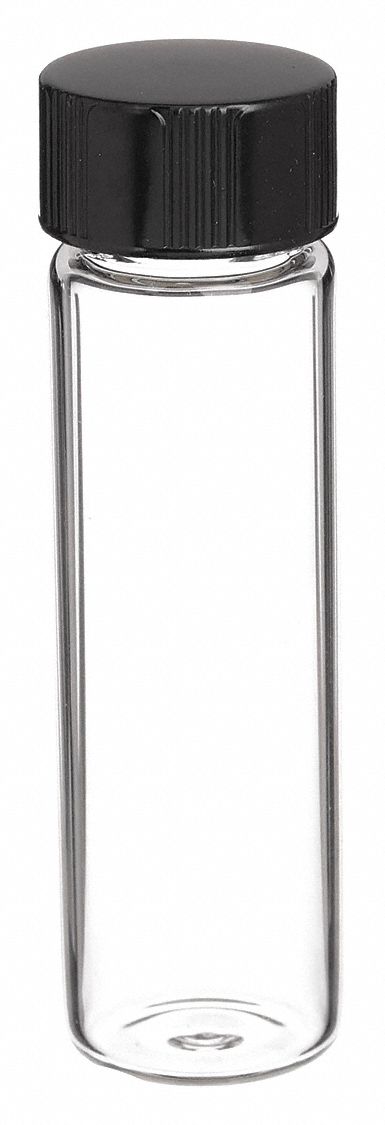 Borosilicate Glass, 40 mL Capacity - mL, Sample Vial - 48H819|225290 ...