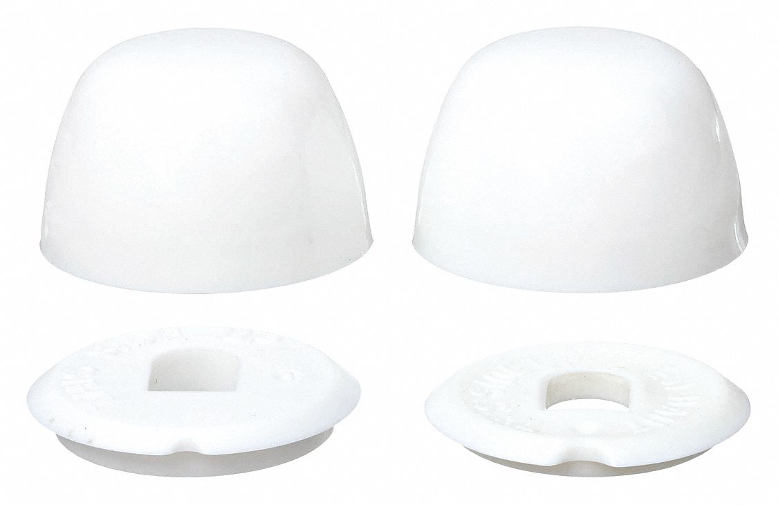 Zurn, Plastic/Zinc, Bolt Caps - 21TE69|Z5972-CAP - Grainger