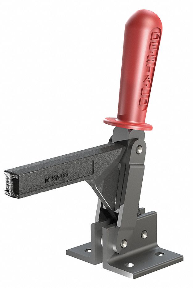 DE-STA-CO Vertical Handle Hold Down Clamp: Flanged Base, Solid Bar, 700 ... DE-STA-CO Vertical Handle Hold Down Clamp: Flanged Base, Solid Bar, 700 ...