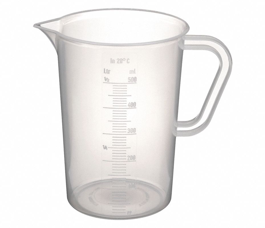 SP SCIENCEWARE Jarra Graduada de 20 to 500mL, Plástico, Transparente ...